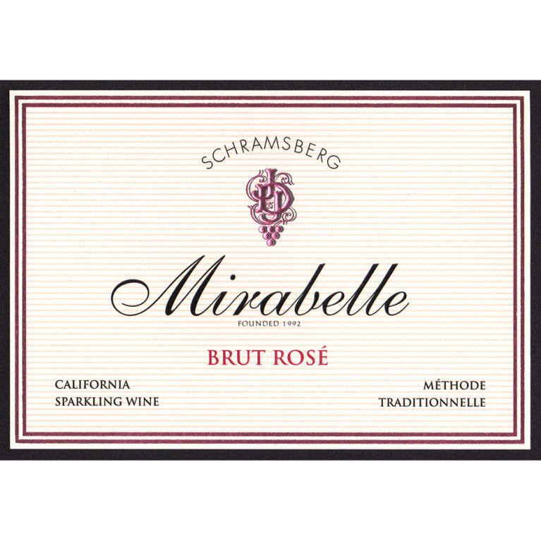 Schramsberg Mirabelle Rose 750ml – Clayton Winehouse