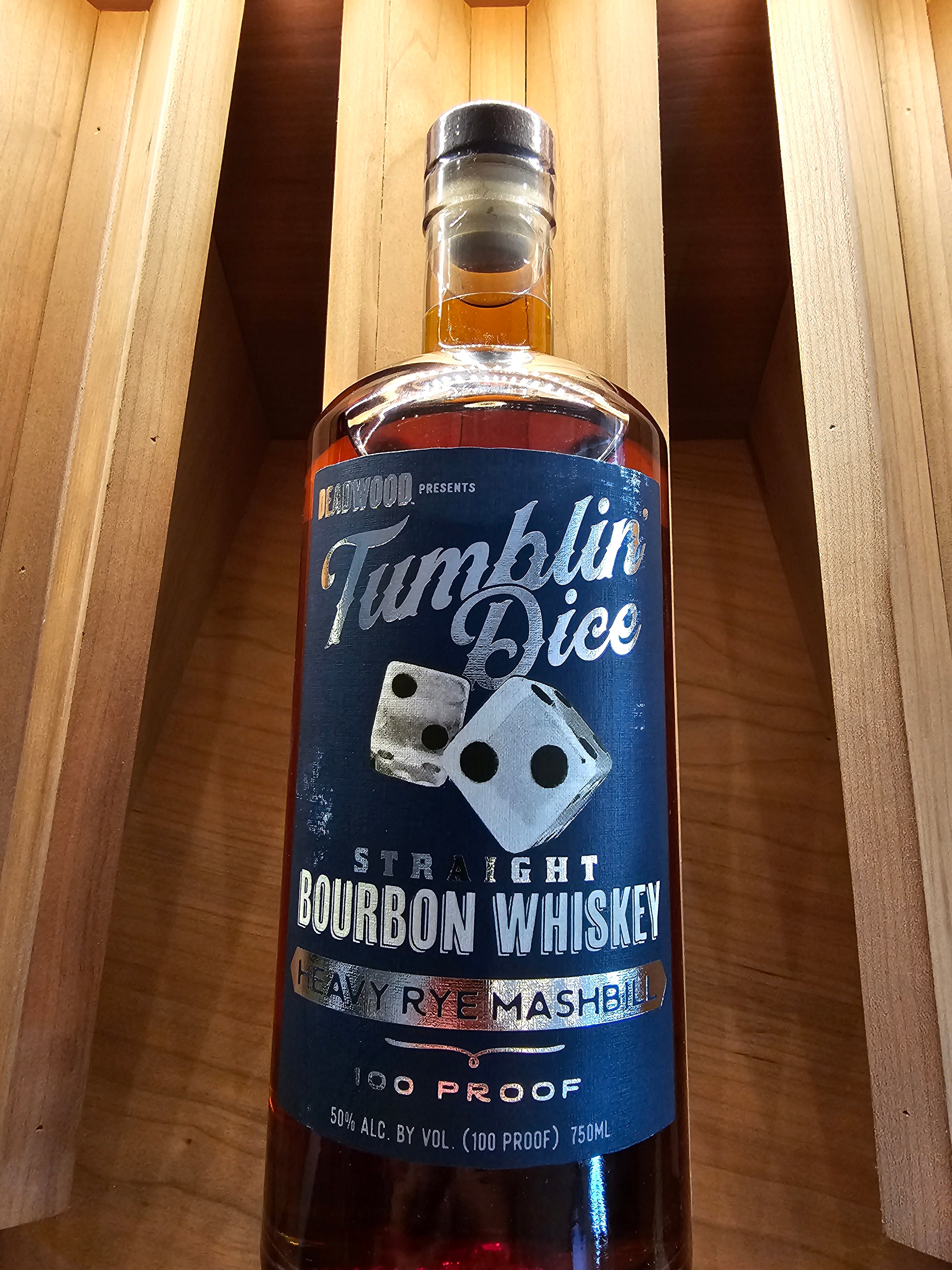 Tumblin Dice Heavy Rye Bourbon 100pf – Clayton Winehouse