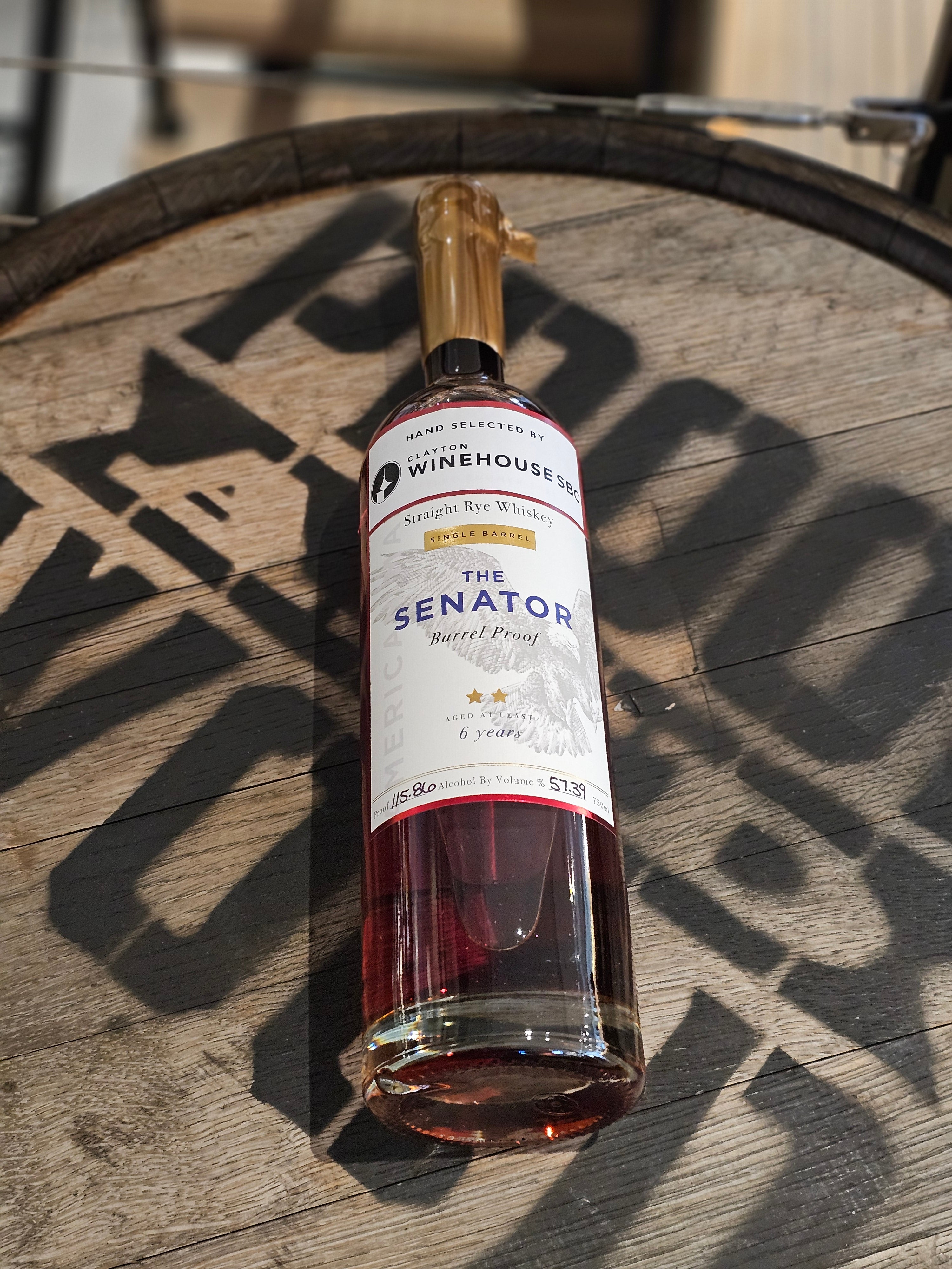 Senator Single Barrel Pick – Clayton Winehouse