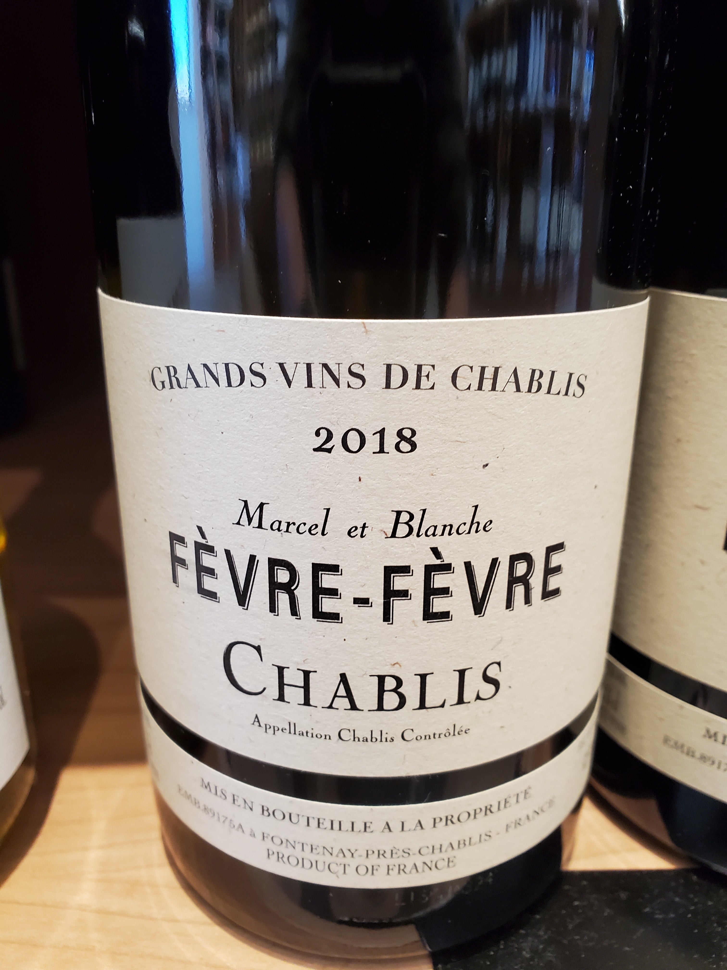 2022 Fevre-Fevre Chablis AC – Clayton Winehouse
