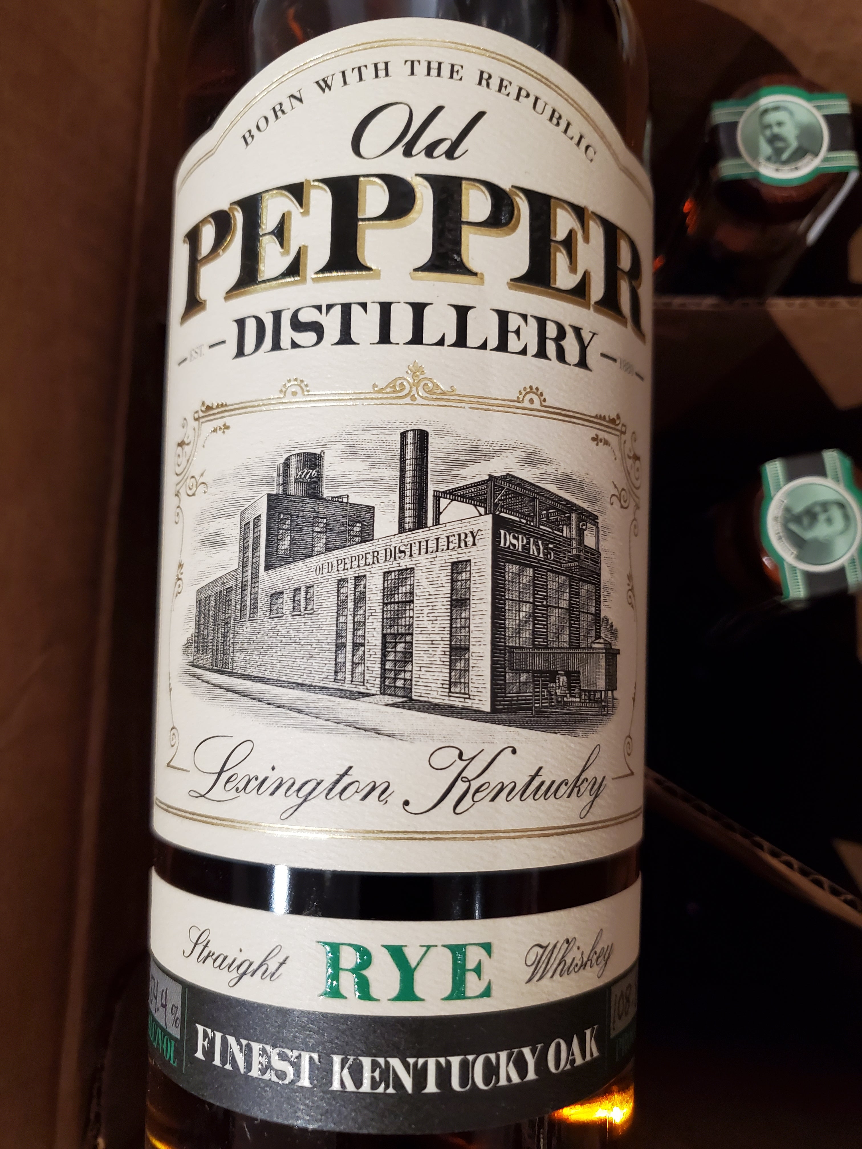 Old Pepper Rye Finest Kentucky Oak – Clayton Winehouse