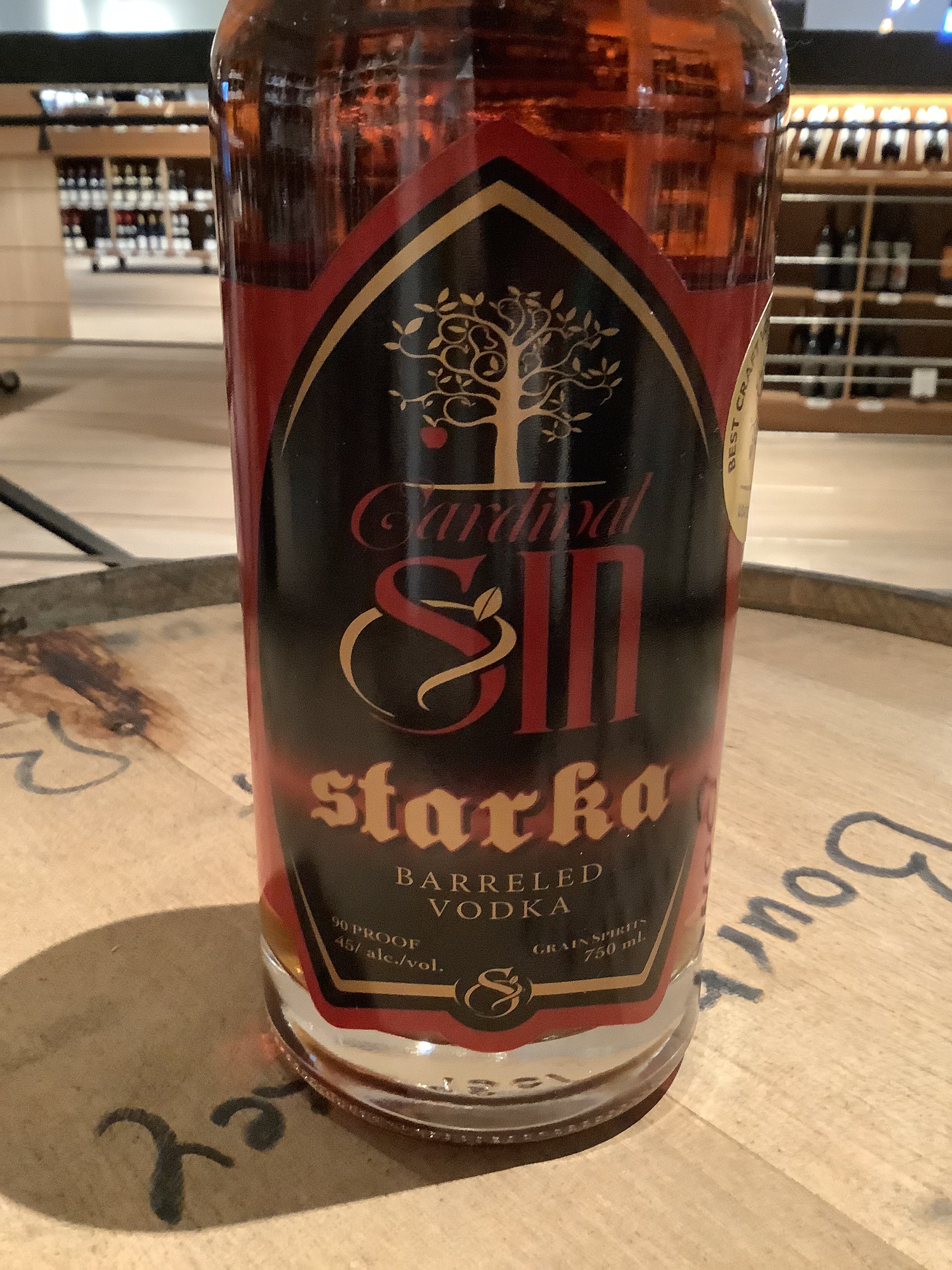 Cardinal Sin Starka Barrel Aged – Clayton Winehouse