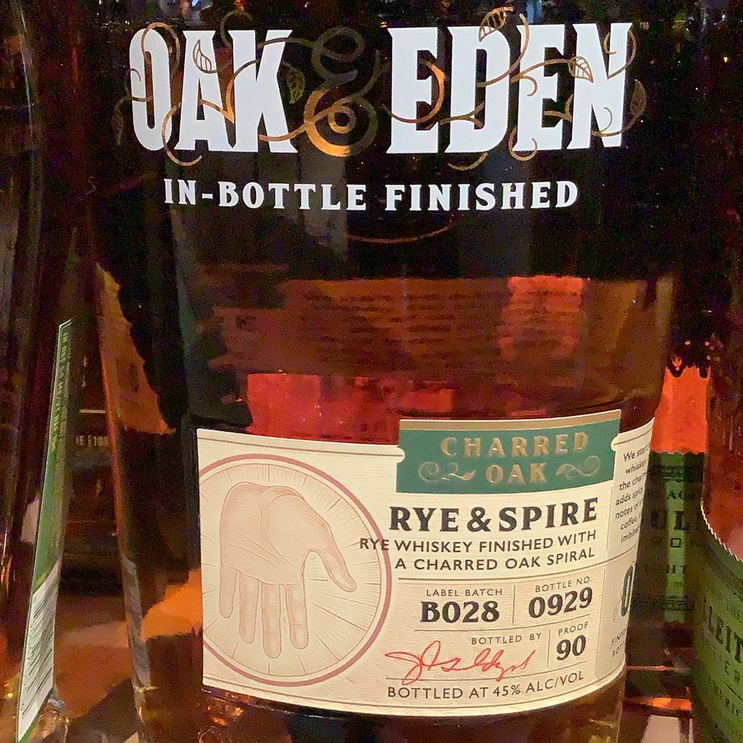 Oak & Eden Rye & Spire 750ml – Clayton Winehouse